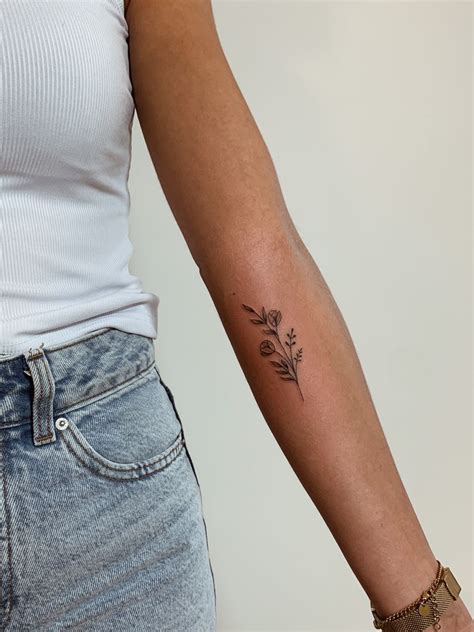 Matching Best Friend Tattoos Wildflower Tattoos Matching Tattoos Fine