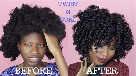 TWIST N CURL FOR TYPE A B C NATURAL HAIR Ft LA NATURALS YouTube