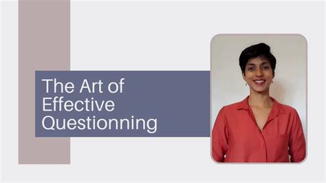 Video Learn The Power Of Effective Questioning In This Video Namali
