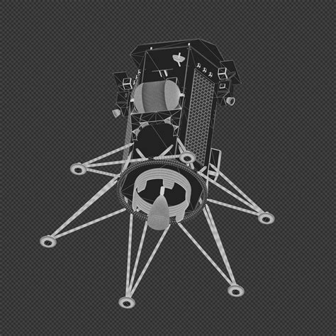 3d Intuitive Machines Nova C Lunar Lander Model Turbosquid 2194724