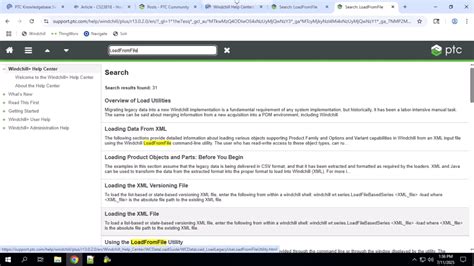 Search Ptc Resources For Load File Examples Tutorial Ptc Learning