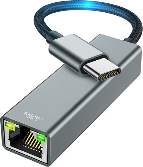 Usb C To Ethernet Adapter 1gbps Type C To Gigabit Ethernet