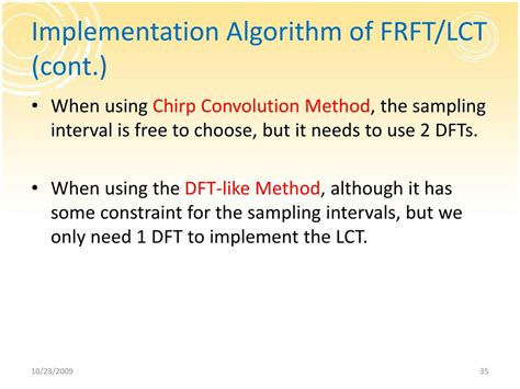 ppt introduction of fractional fourier transform frft powerpoint presentation id 178892