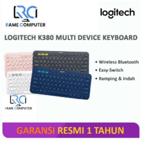 Jual Logitech K380 Bluetooth Keyboard For Windows Mac Android Ipad