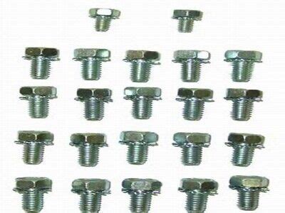 Big Block Chevy 396 502 V8 Oil Pan Bolt Kit Grade 8 Steel Hex Head
