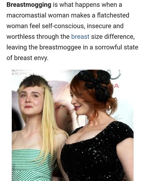 Breastmogging Is What Happens When Macromastial Woman Makes A
