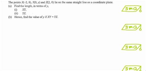 finding the length of a line segment given the coordinates of its end