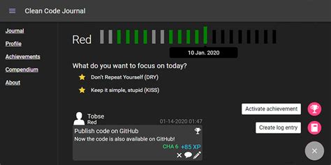 GitHub TobseF CleanCodeDeveloperJournal Track Your Clean Code Developer Progress Vaadin