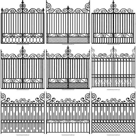 Second Life Marketplace [hot] Fancy Schmancy Wrought Iron Fence Texture Set