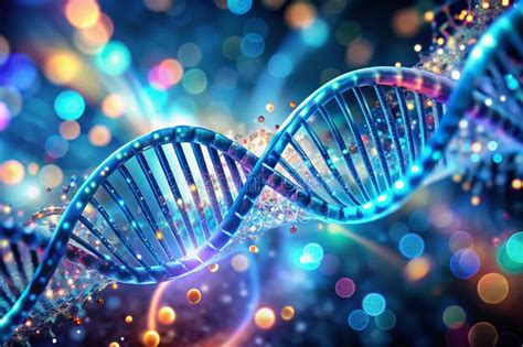 Unveiling The Secrets Of Life A Long Exposure Microscopic Journey Through The Intricate Dna