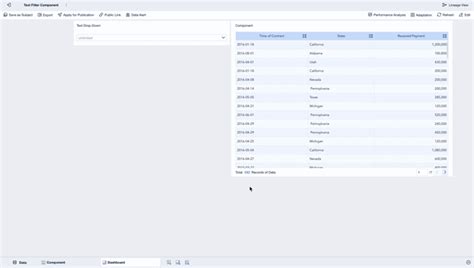 Dashboard Data Filtering Methods Finebi Help Document