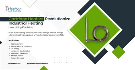 Precision Heating With Cartridge Heaters Heatcon Sensors