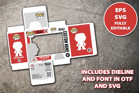 Funko Pop Box Template