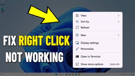 Fix Right Click Not Working On Windows 11 10 Desktop How To Solve Right