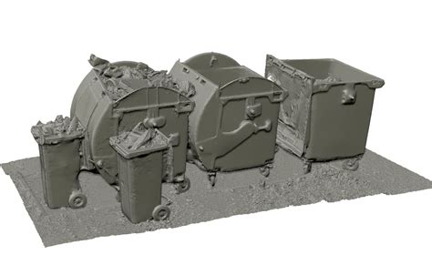 쓰레기통 3d 모델 77 Obj Free3d