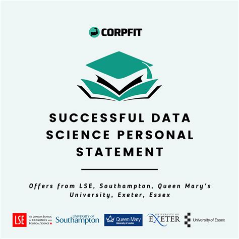 Successful Data Science Personal Statement 2021 Lse Southampton Que Corpfit Official Store