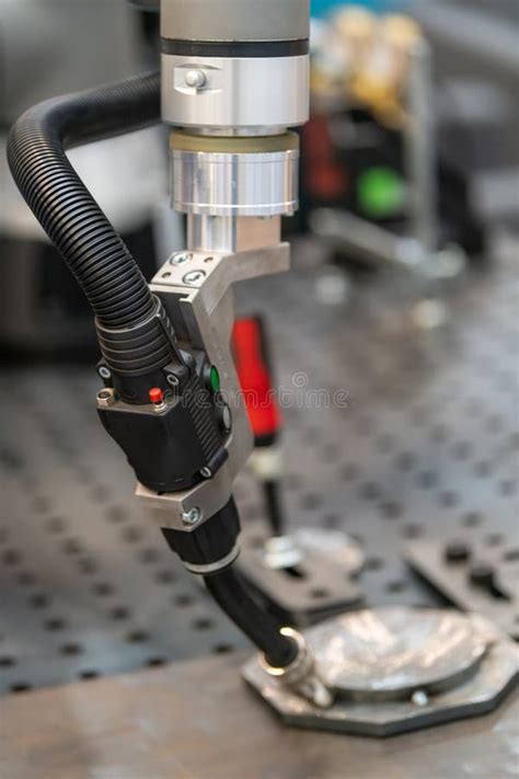 Precision Robotic Welding Machine Stock Image Image Of Modern