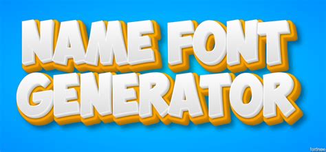 Name Font Generator Text Effect And Logo Design Font
