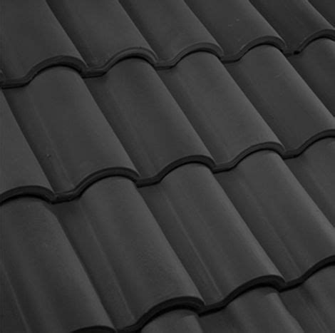 Spanish Roof Tile Clay Roof Tiles Black Ceramic Roof Tiles Durable