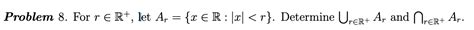 Solved Problem 8 For RR Let Ar XR X Chegg Com