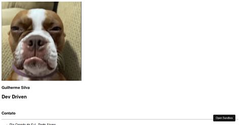 Curriculo Driven Codesandbox