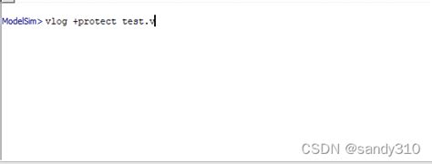 Modelsim使用protect加密verilog代码verilog Protect Csdn博客