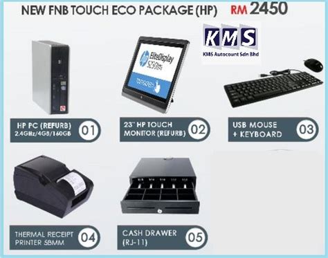 Pos System Point Of Sale Fnb Touch Eco Package 2450 Hp 23 Shopee Malaysia