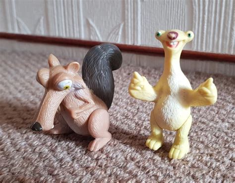 Mcdonalds Ice Age Sid The Sloth And Scrat Figure Toys Mcdonalds 2000 £14