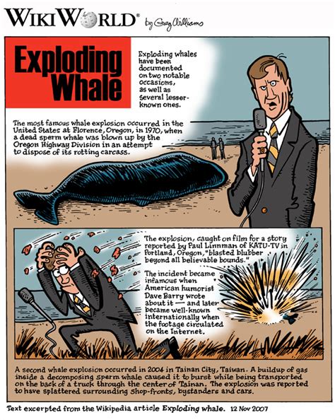 “exploding Whale” Wikiworld Comics By Greg Williams