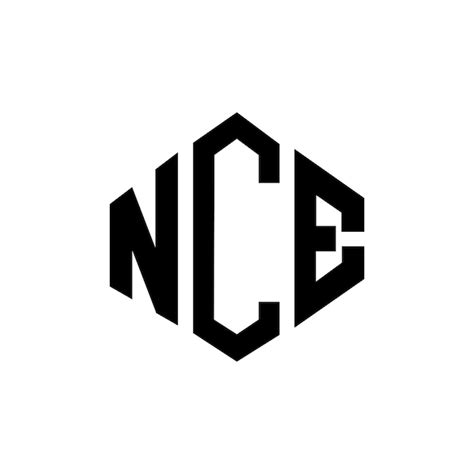 Premium Vector Nce Letter Logo Design With Polygon Shape Nce Polygon And Cube Shape Logo