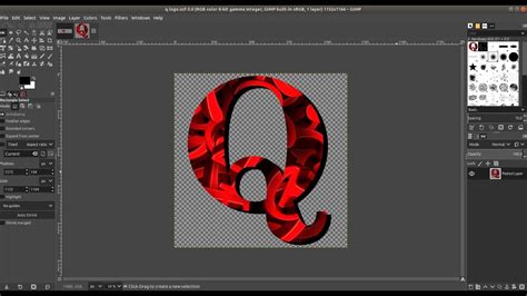 Mostly Explained Creating A Simple Logo With GIMP YouTube
