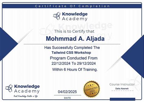 Tailwindcss Webdevelopment Knowledgeacademy Css Learning Mohammad Aljada 26 Comments