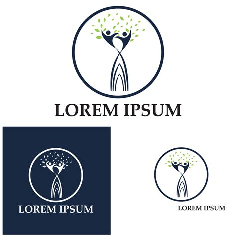 Creative Human Tree Concept Logo Design Template 6985751 Vector Art At Vecteezy