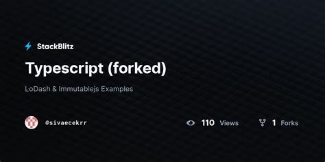 Typescript Forked Stackblitz Typescript Forked Stackblitz