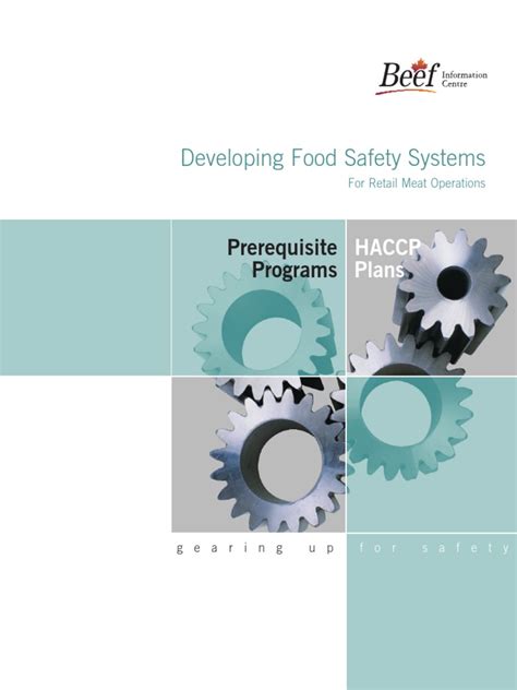 Haccp Prerequisite Programs Food Safety Systems Manual Pdf Hazard