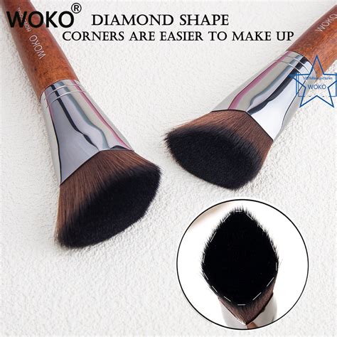 109 피부 친화적인 비마킹 파운데이션 메이크업 브러쉬 다이아몬드 파운데이션 브러쉬 리퀴드 파운데이션 크림 블러쉬 버핑 메이크업 도구 Aliexpress