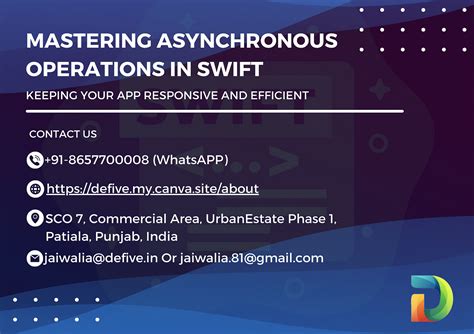 Mastering Asynchronous Operations In Swift Keeping Your App Responsive