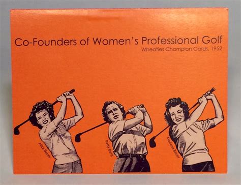 Greeting Card Set 3 Co Founders Of The Lpga Set Of 6 Cards On Her Mark