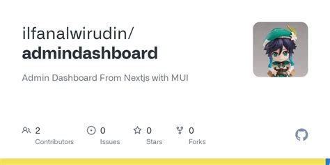 github ilfanalwirudin admindashboard admin dashboard from nextjs