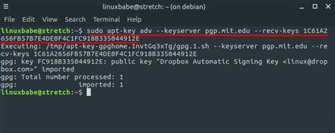 How To Install Dropbox On Debian 9 Stretch Desktop From Official Repository