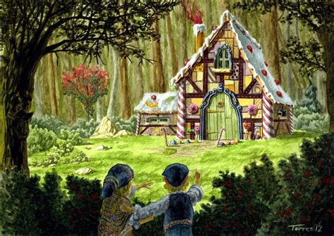 Hermanos Grimm Hansel Y Gretel Hansel And Gretel House Art Grimm