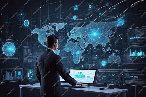 Premium Photo Big Data Analytics With Ai Technology Data Analyst Analyzing And Visualizing Complex