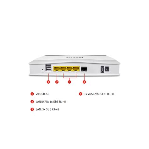 Router z modemem ADSL dla małego przedsiębiorstwa DrayTek Vigor 2765