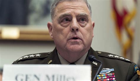 Army Gen Mark Milley Says Us And China Not At Brink Of War