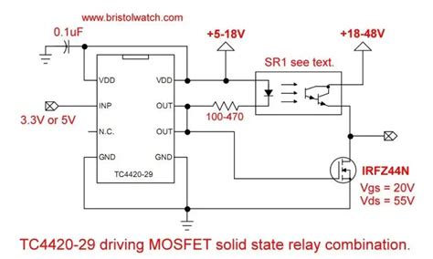Tc4420 Mosfet Driver Replacement Circuits