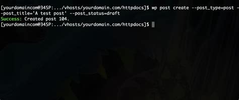 Managing Wordpress Posts Using Wp Cli Knowledge Base