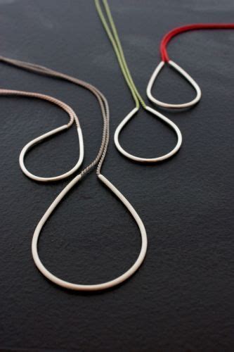 Mail Orange Handgjorda Silversmycken Hängsmycke Smycken Halsband