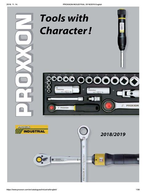 Proxxon Tools Catalogue | PDF