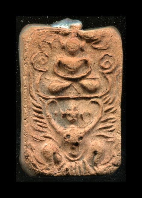 หลวงพ่อปาน วัดบางนมโค พิมพ์ครุฑใหญ่ พิมพ์ตื้นใหญ่ ผงเดิม จ อยุธยา พระเครื่องอุษาคเนย์