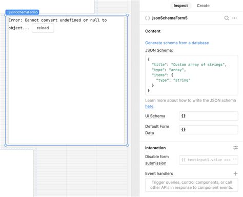Json Schema Form Custom Array 💬 App Building Retool Forum